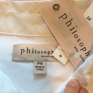 Philosophy | Tops | Philosophy Button Up Cold Shoulder Top | Poshmark